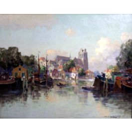 Jan Knikker Jr., Gezicht op Dordrecht