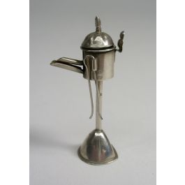 Zilveren miniatuur, snotneus 19e eeuw