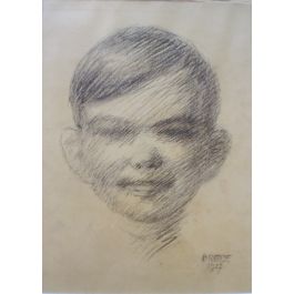 Johan Bried, Jongensportret, 1927
