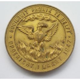 Penning, Heropening Studentensociëteit Phoenix, Delft 1877