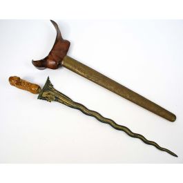 javaanse-kris naga sapta gekroonde slang djokjakarta keris