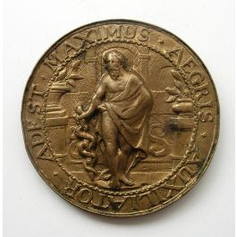 Toelatingspenning Hortus Medicus, Amsterdam, 1725