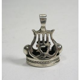 zilveren signet dutch silver watch chain fob