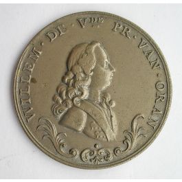 kalenderpenning stadhouder willem V amsterdam 1767