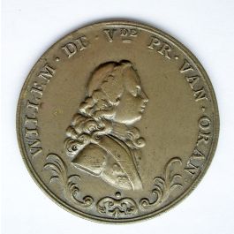 kalenderpenning stadhouder willem V amsterdam 1767