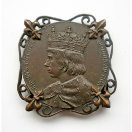 Intocht karel VII Reims Utrecht, Studentenlustrum 1901 penning