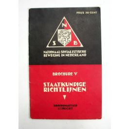 Nationaal Socialistische Beweging in Nederland. Staatkundige ...