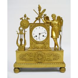 Bronzen pendule, ca. 1820 apollo lier